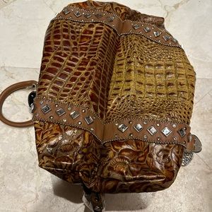 Charm And Luck | Bags | Charm And Luck Leather Embossed And Crystal ...